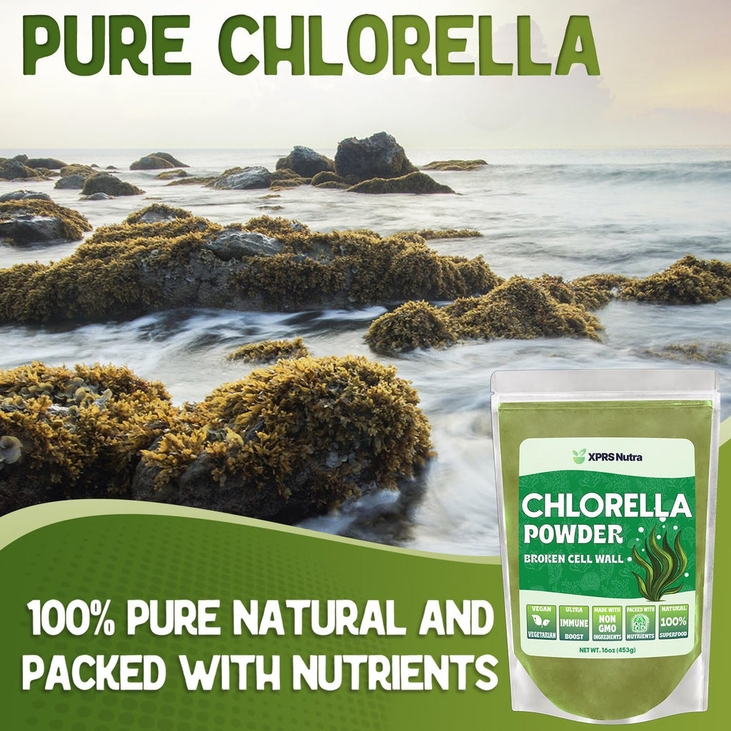 organic chlorella for detoxification
