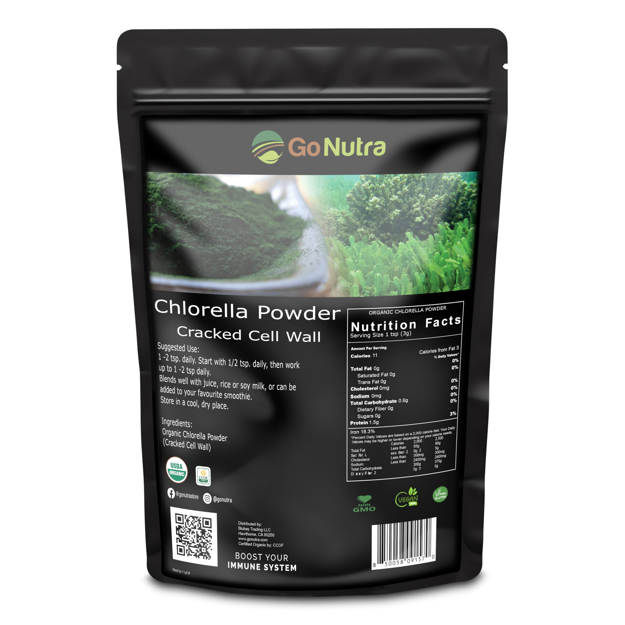 organic chlorella powder for detox