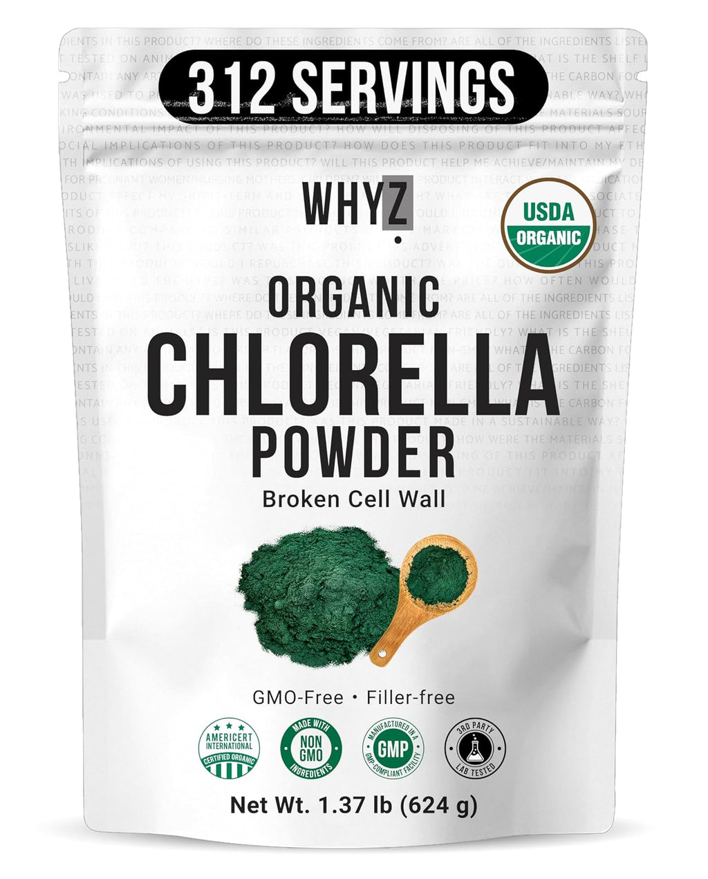 organic chlorella powder for detox