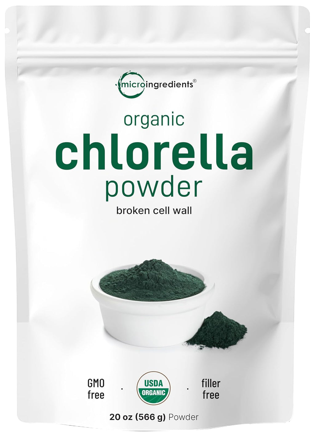 organic chlorella powder for smoothies