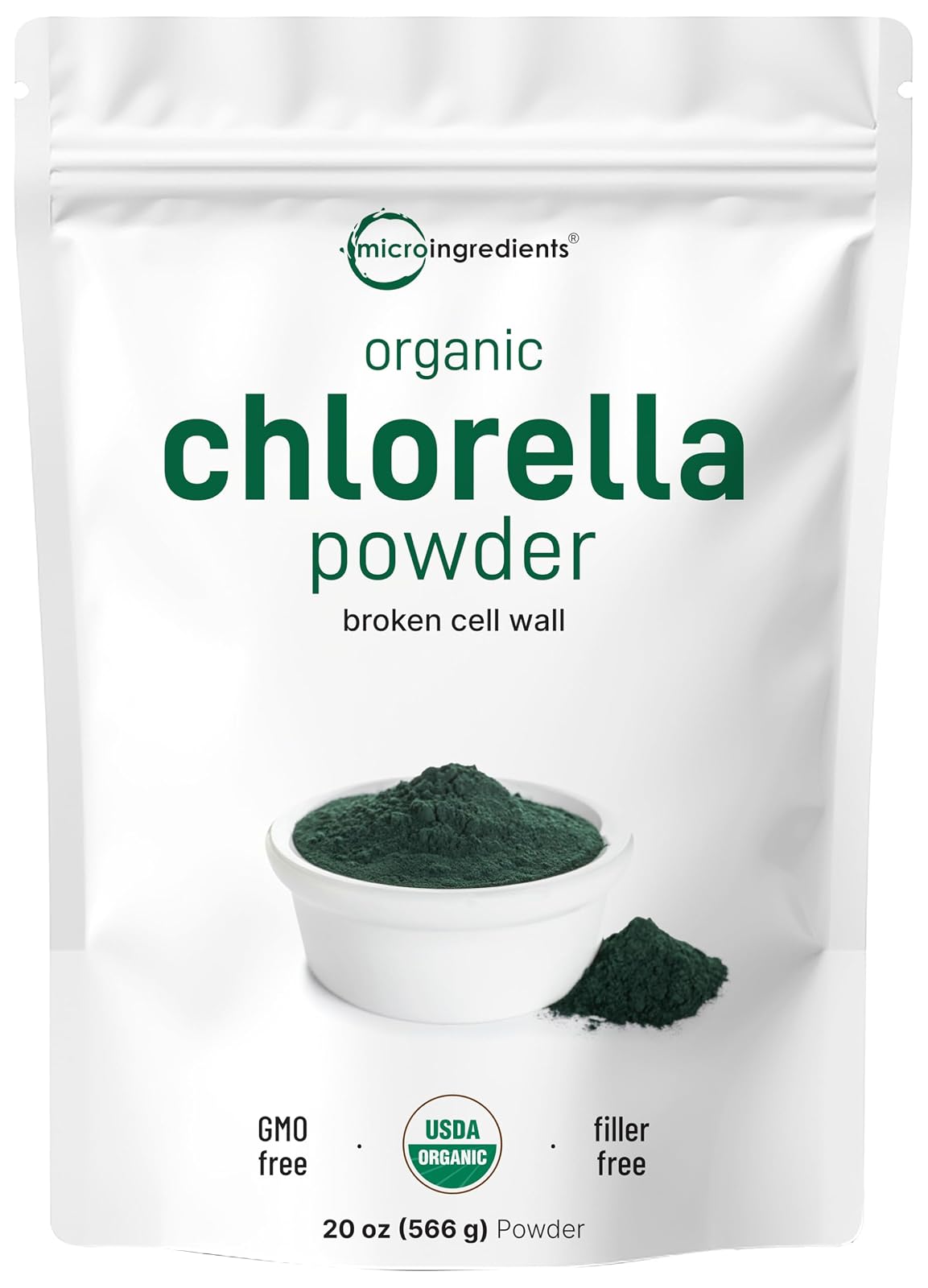 organic chlorella powder for smoothies