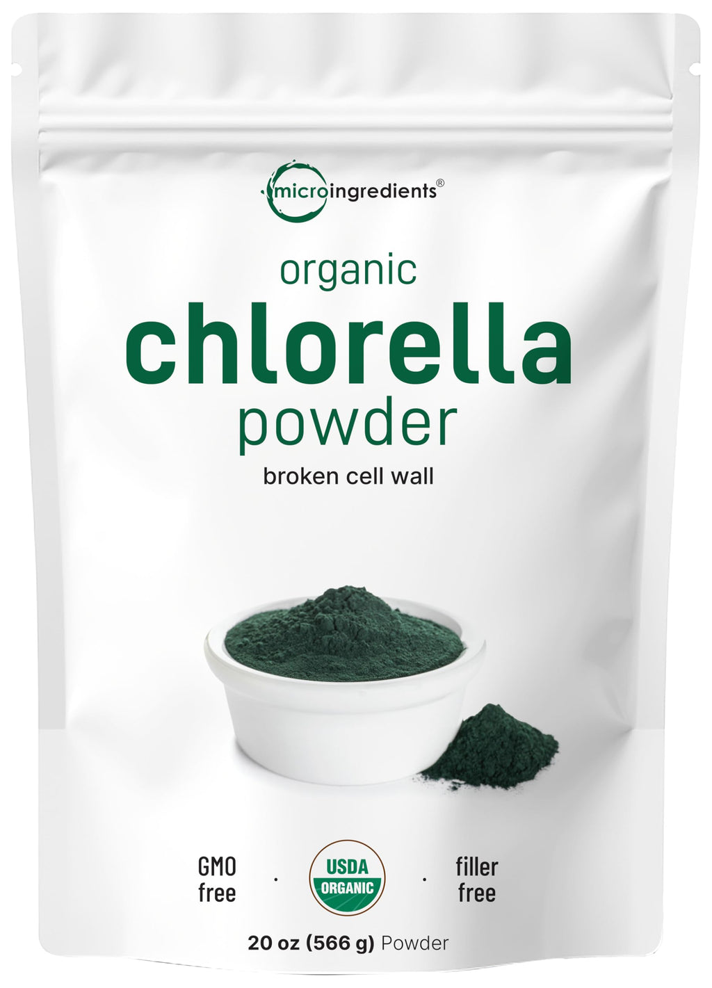 organic chlorella powder for smoothies