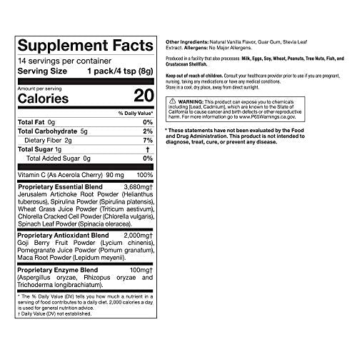 organic chlorella spirulina blend