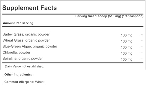 organic chlorella spirulina blend