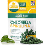 organic chlorella spirulina tablets