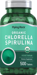 organic chlorella spirulina tablets