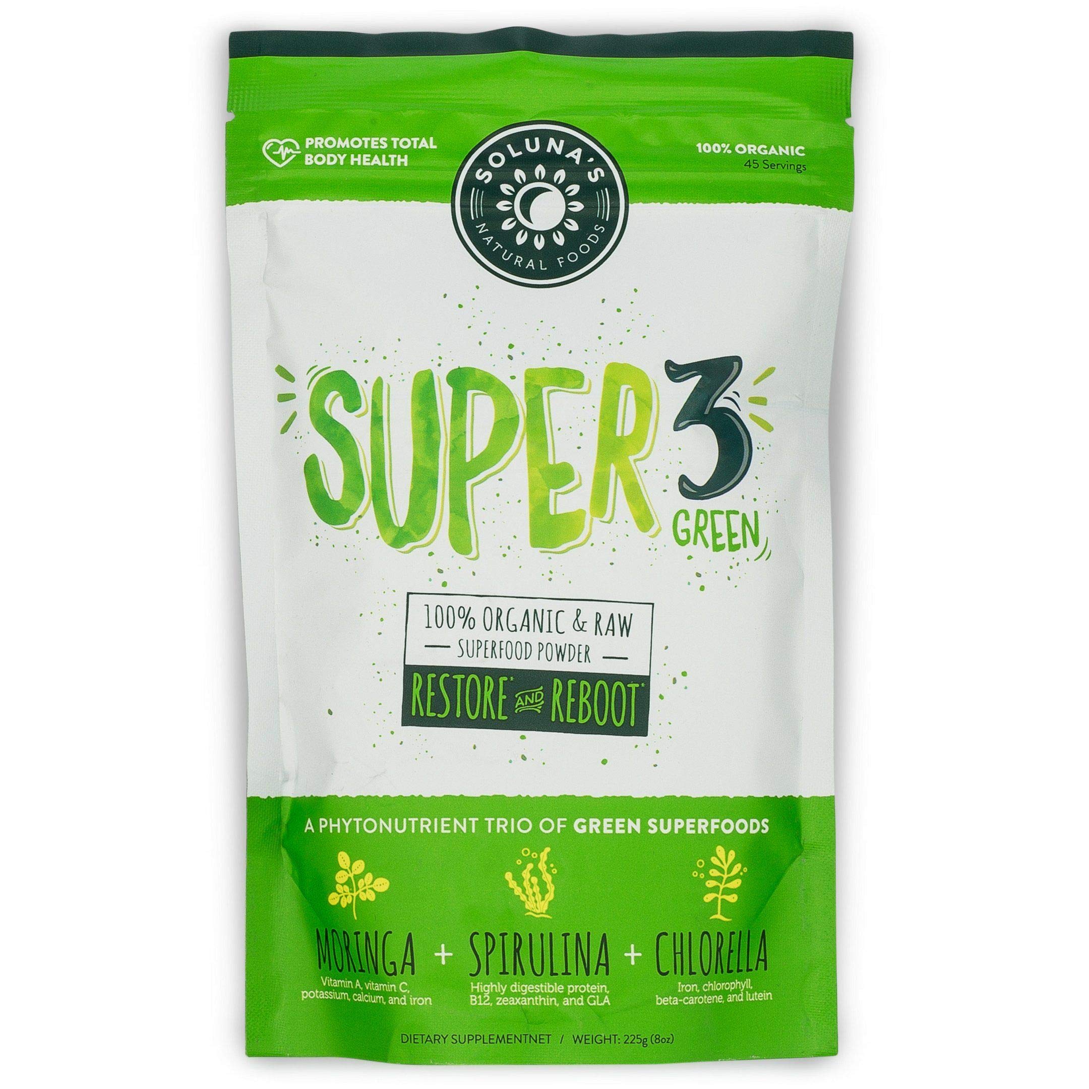 organic chlorella superfood powder