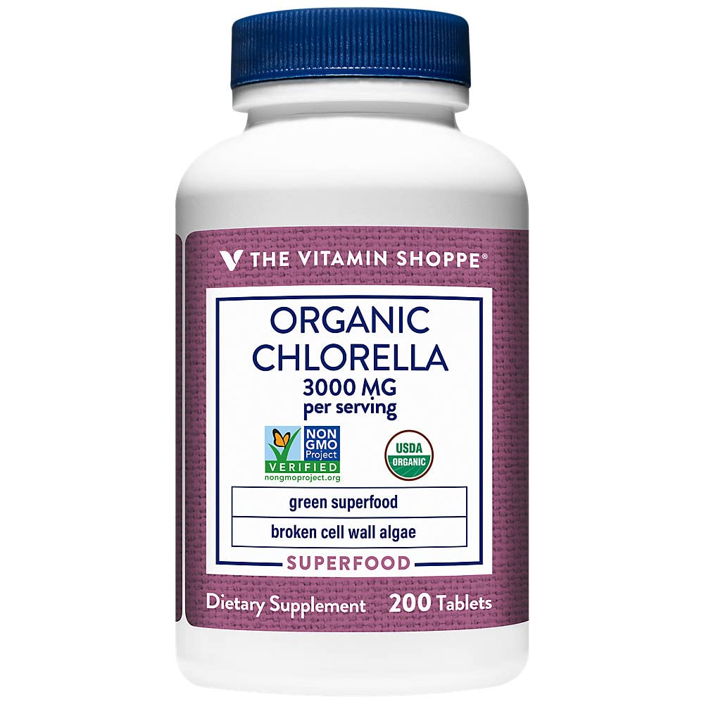 organic chlorella supplement for health