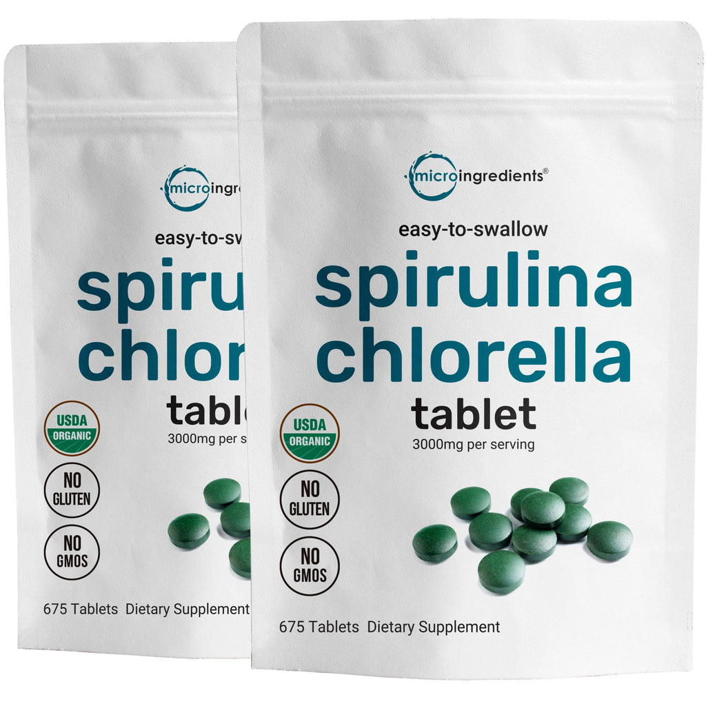 Organic chlorella supplement for health