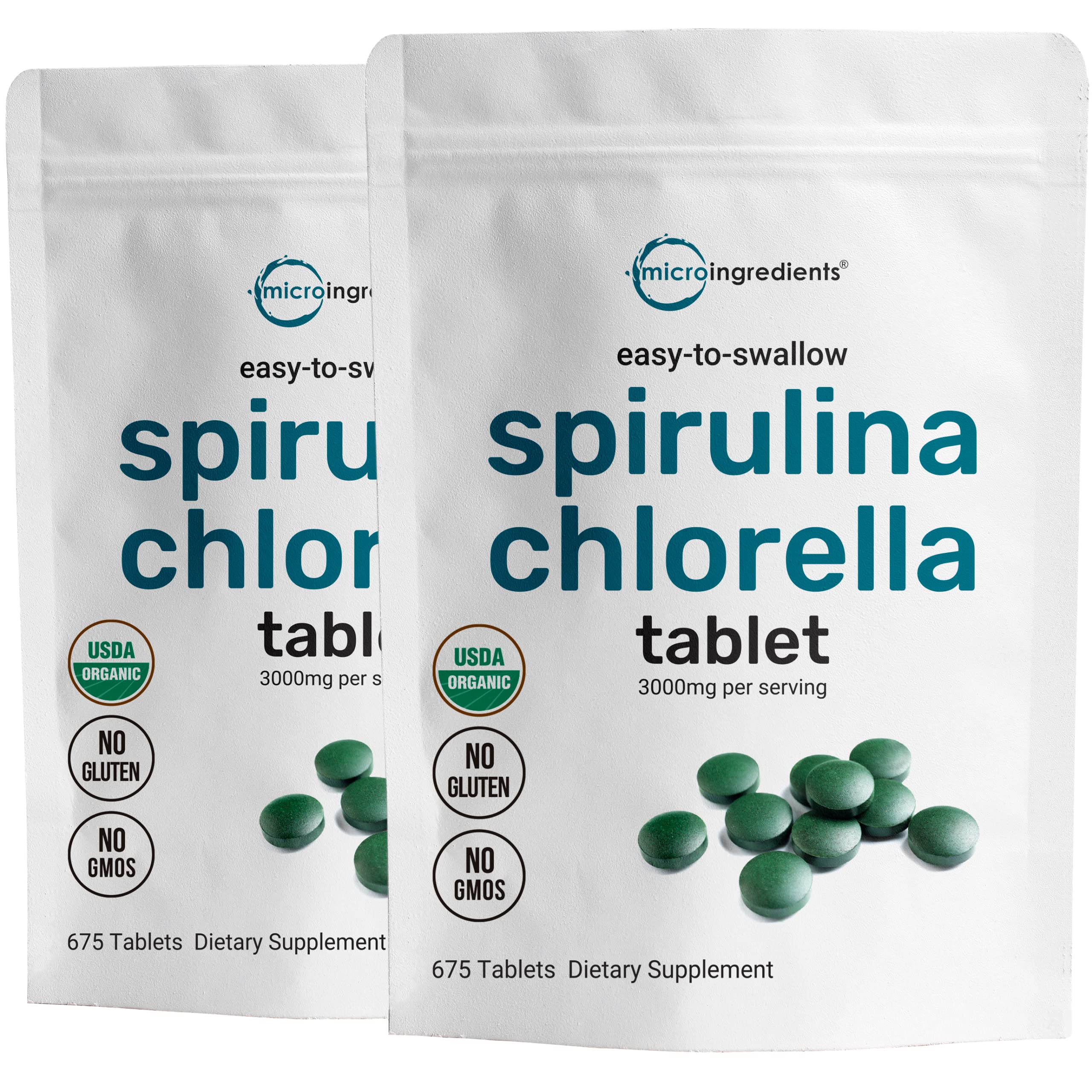 Organic chlorella supplement for health