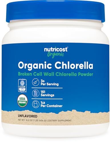 Organic chlorella supplement for vitality