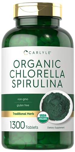 Organic chlorella supplement for wellness