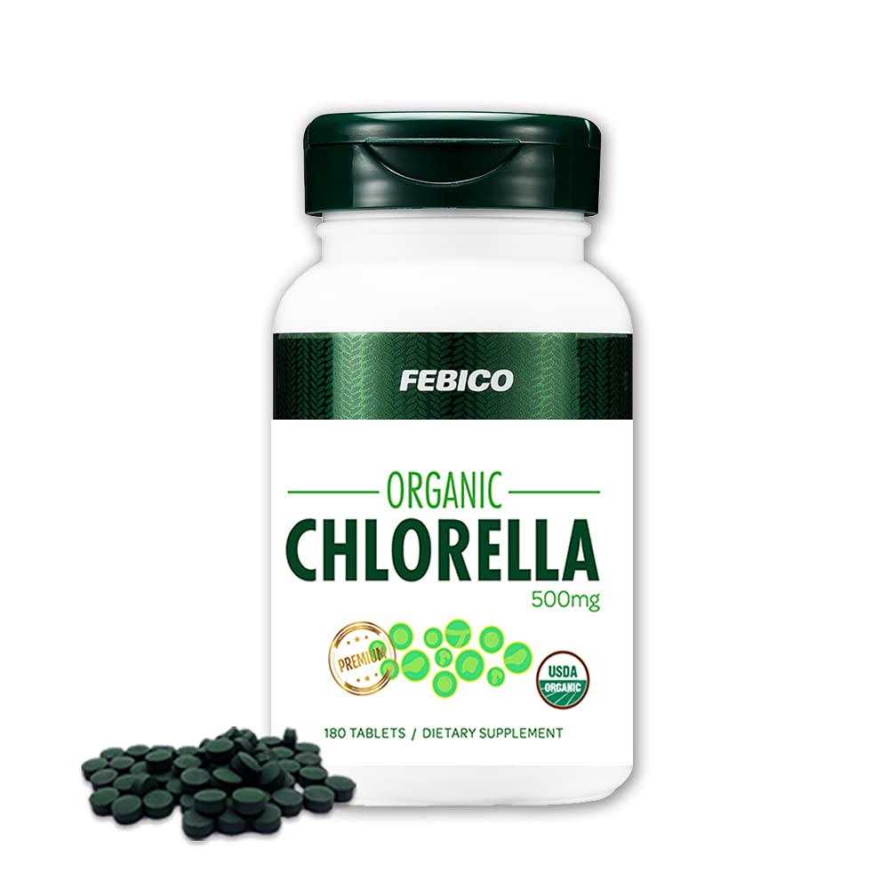 organic chlorella tablets for detox
