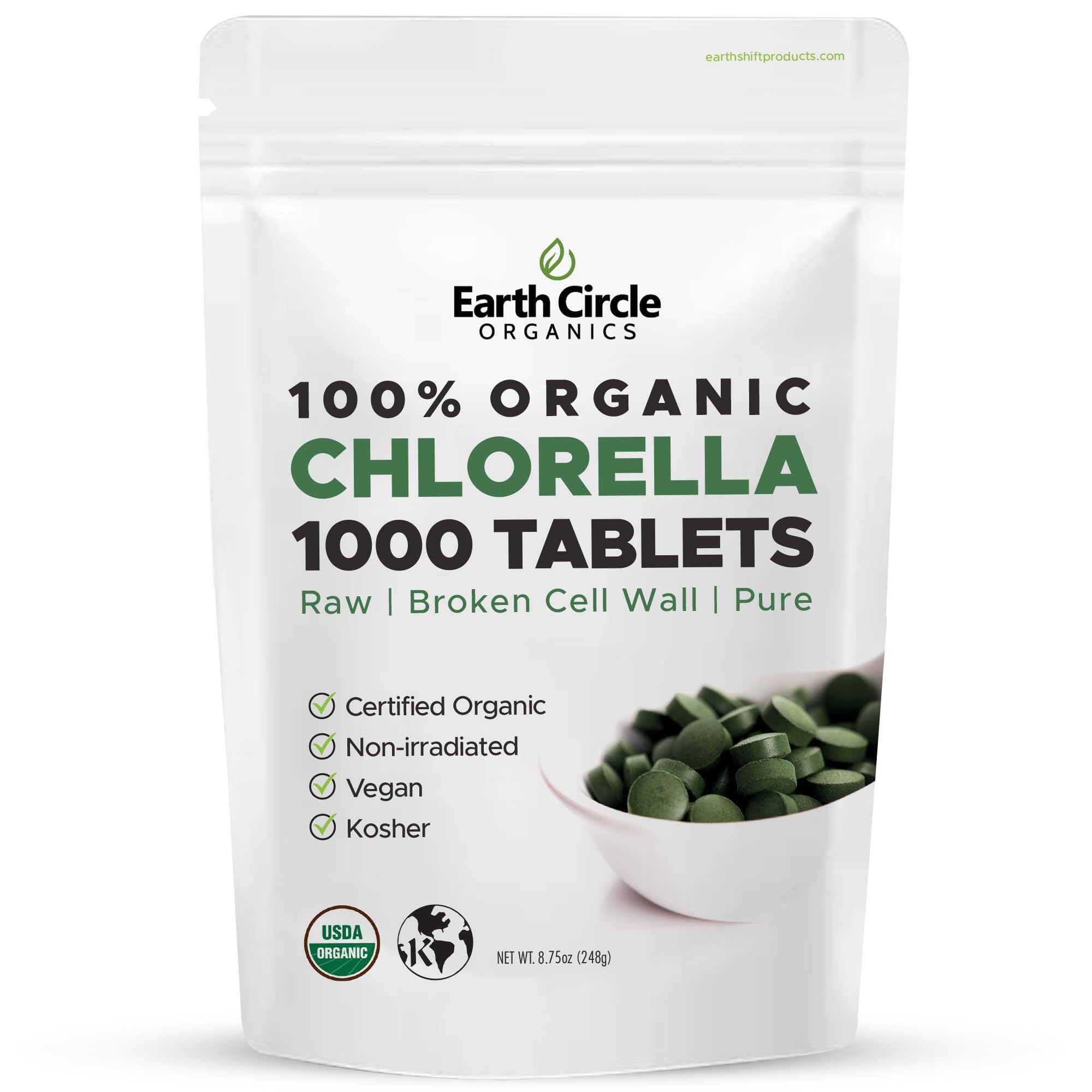 organic chlorella tablets for energy