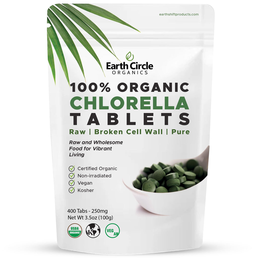 organic chlorella tablets for energy