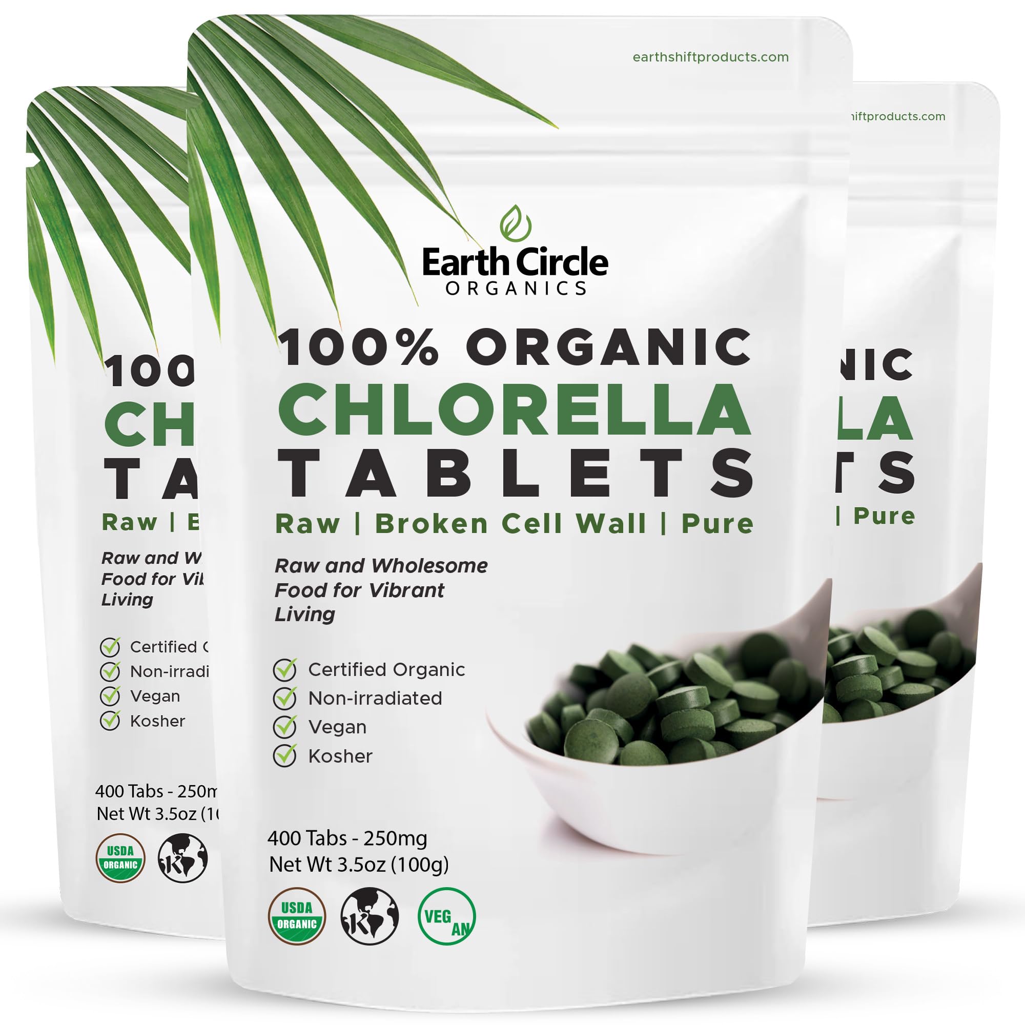 organic chlorella tablets for energy