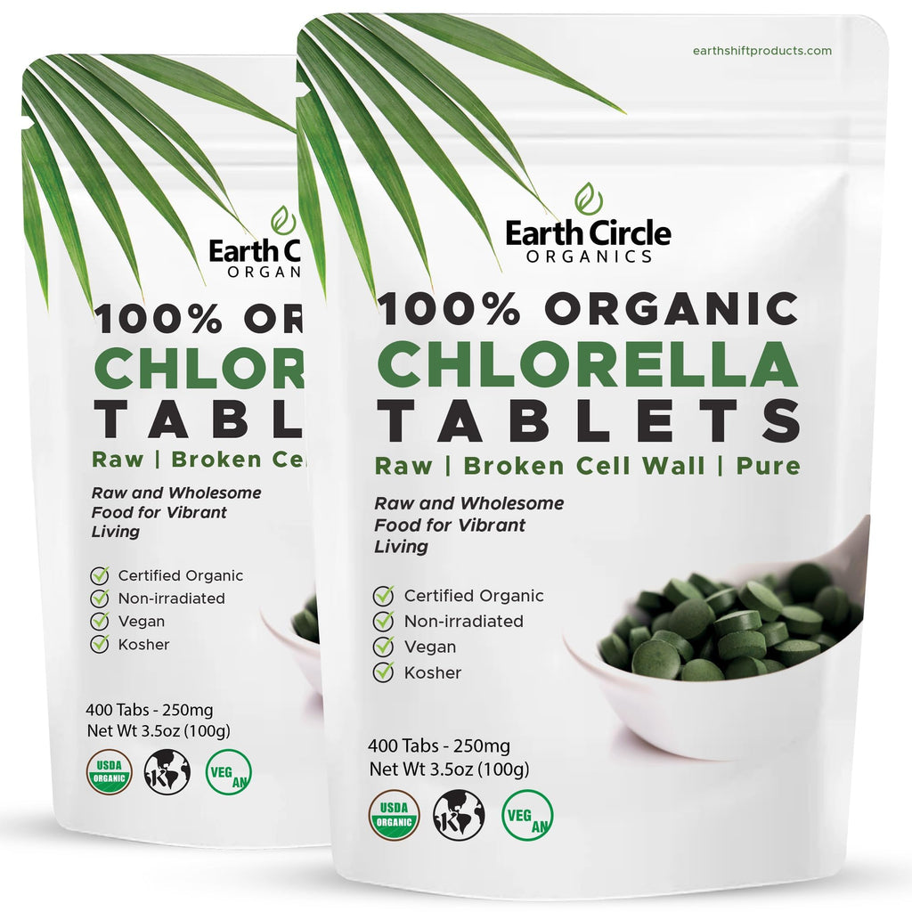 organic chlorella tablets for energy