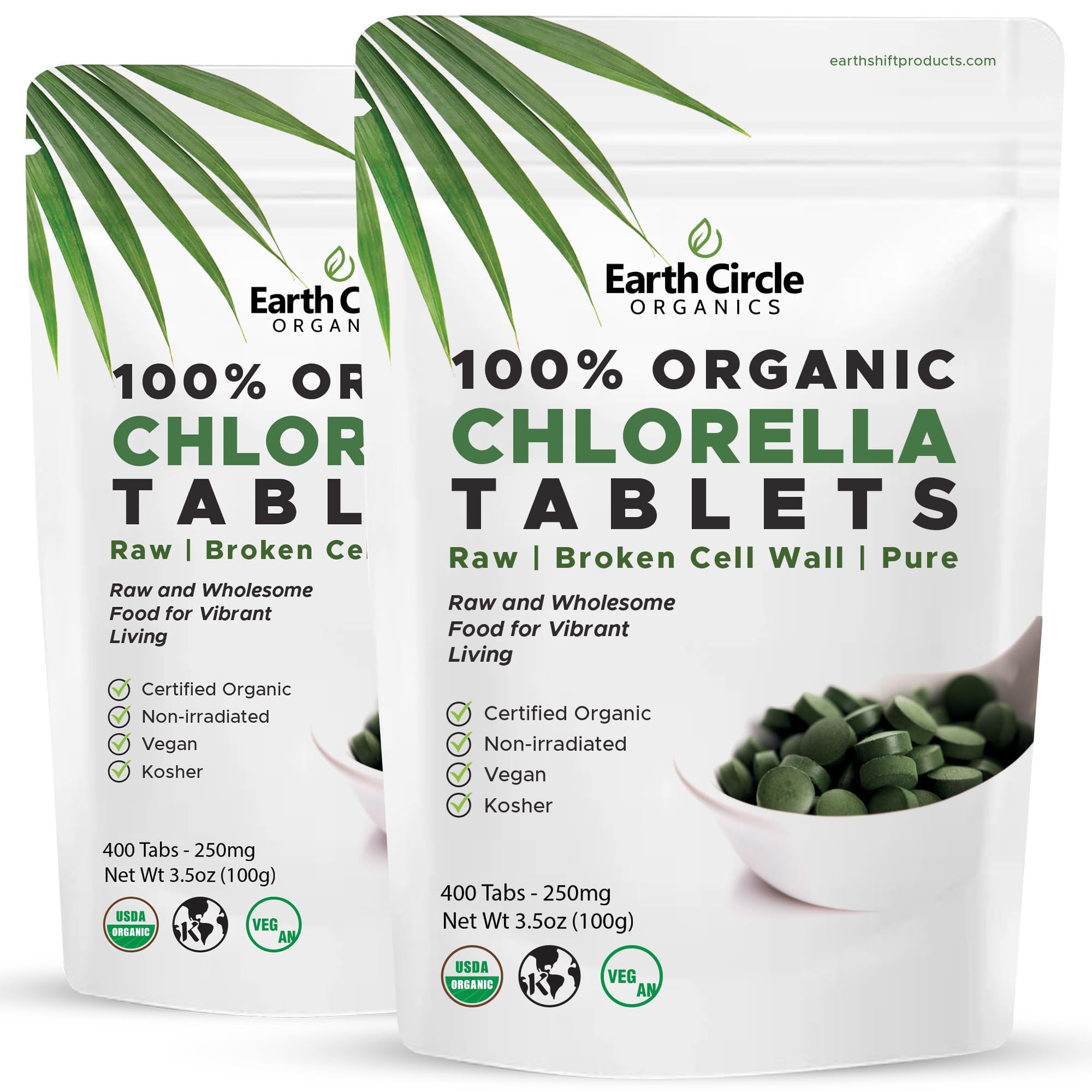 organic chlorella tablets for energy