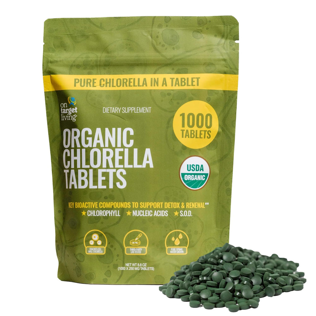 organic chlorella tablets for energy