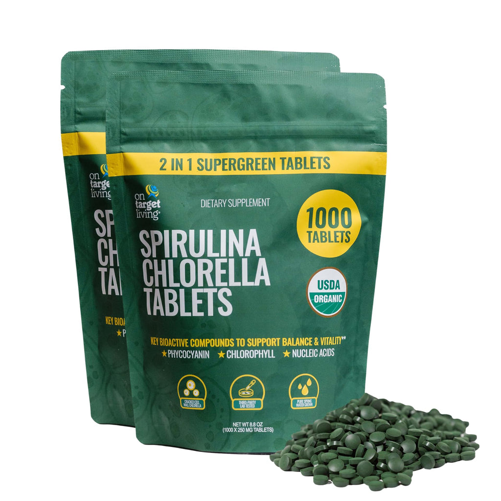 organic chlorella tablets for health