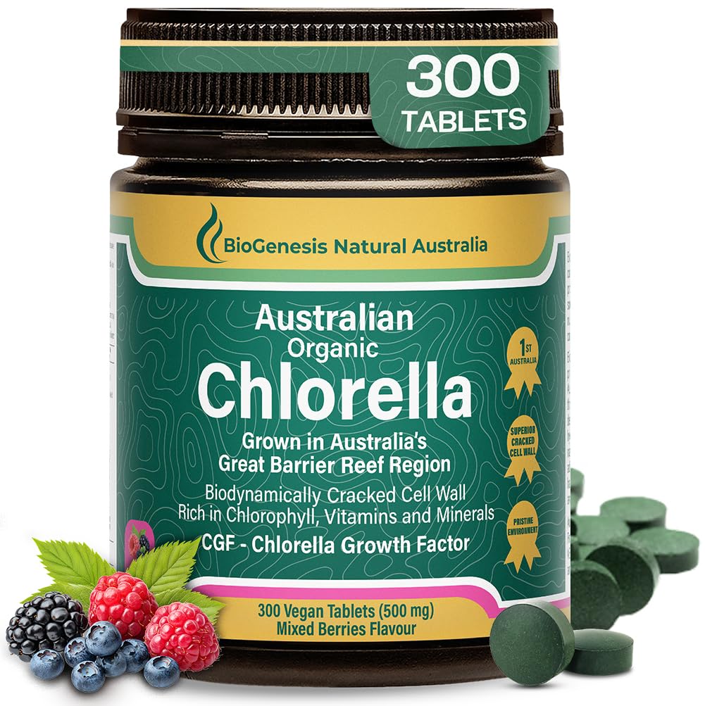 organic chlorella tablets for health