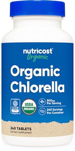 Organic chlorella tablets for wellness