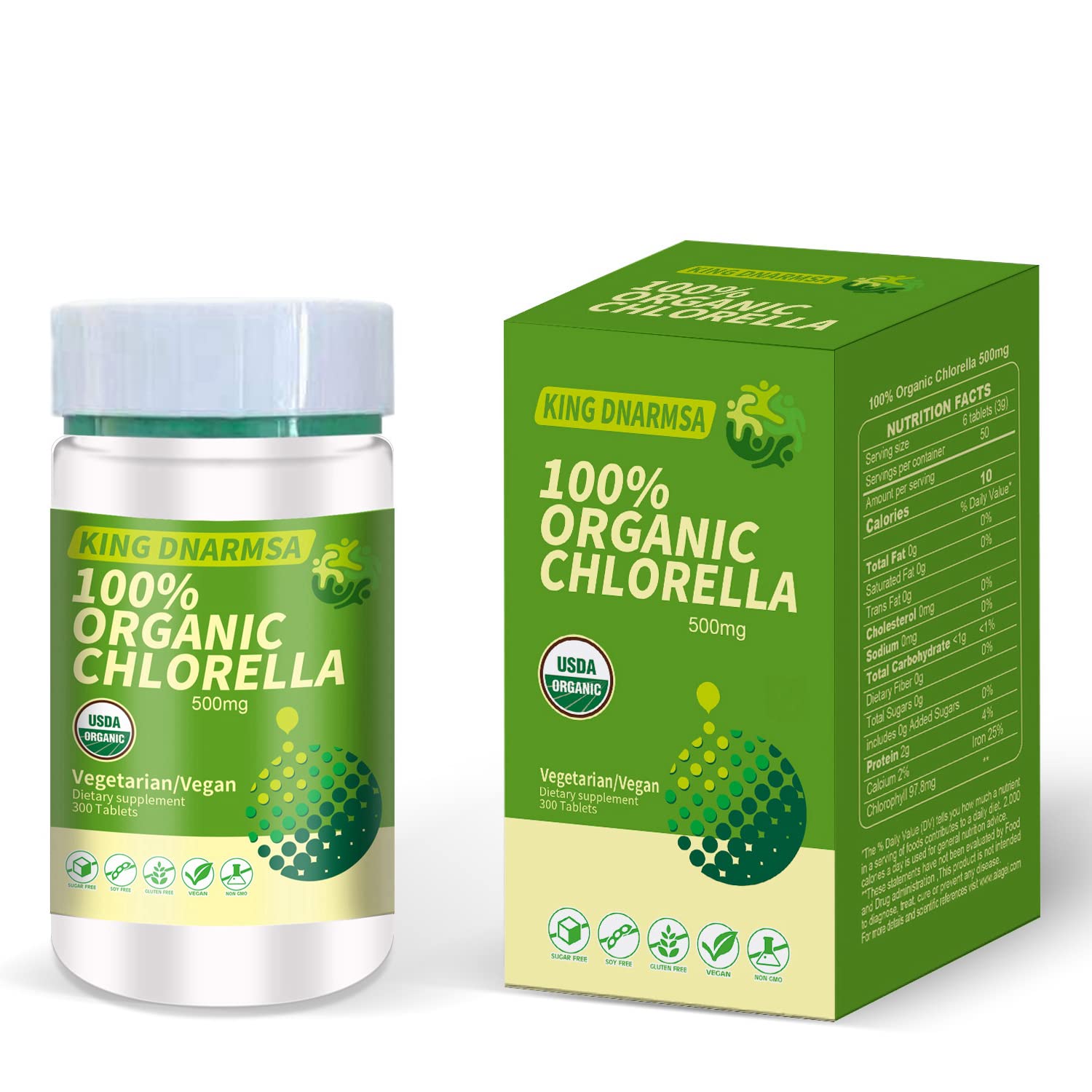 organic chlorella tablets for wellness