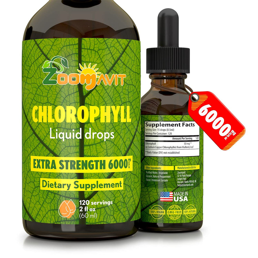 organic chlorophyll liquid drops