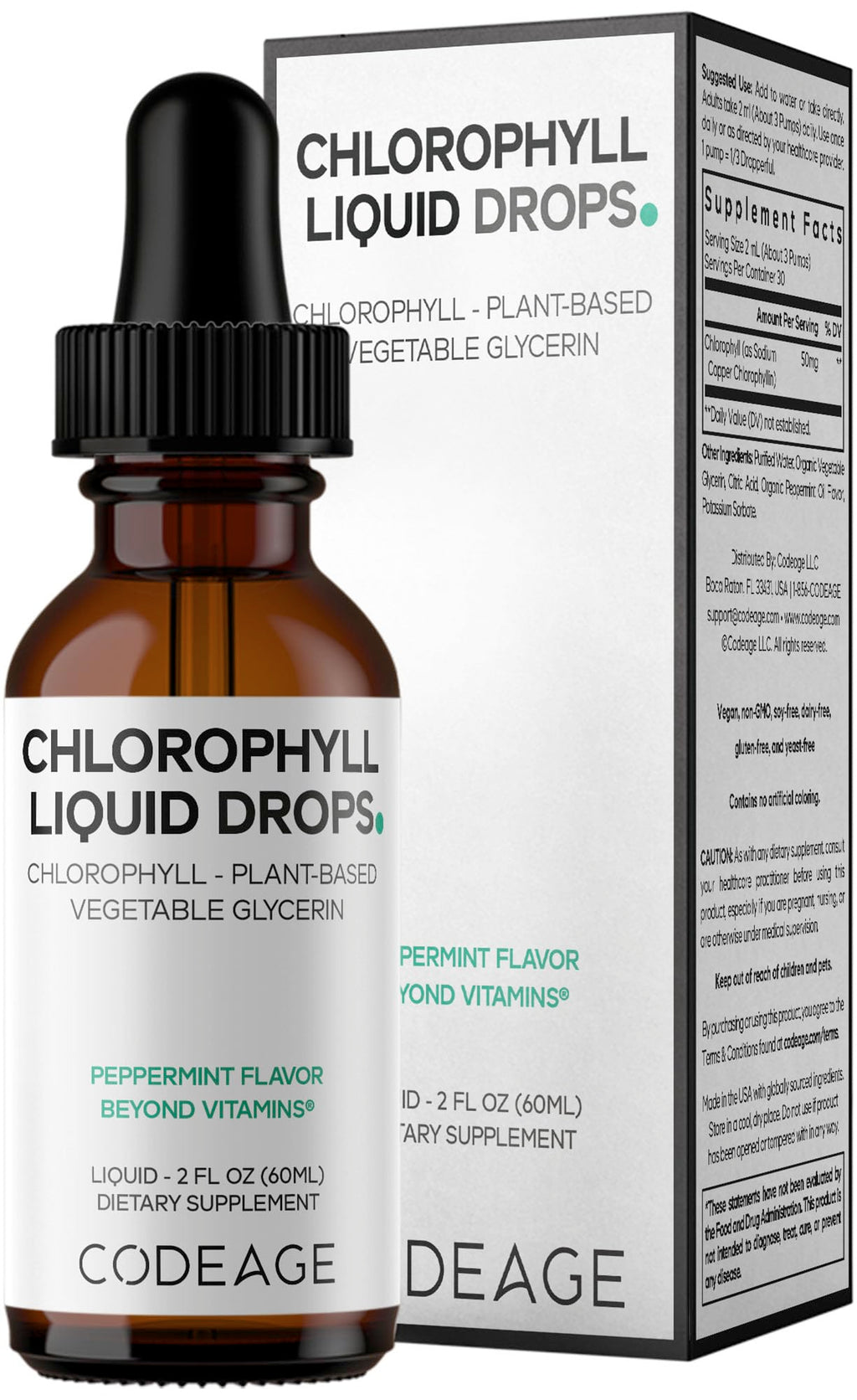 organic chlorophyll liquid drops