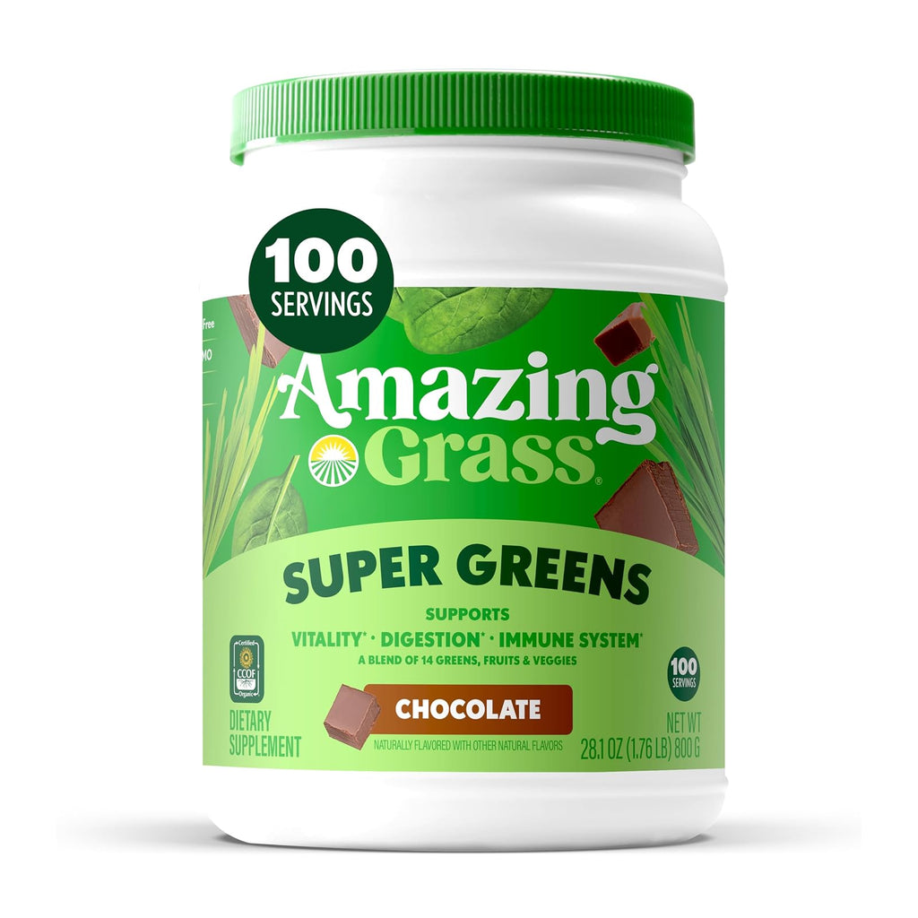 organic chocolate greens powders