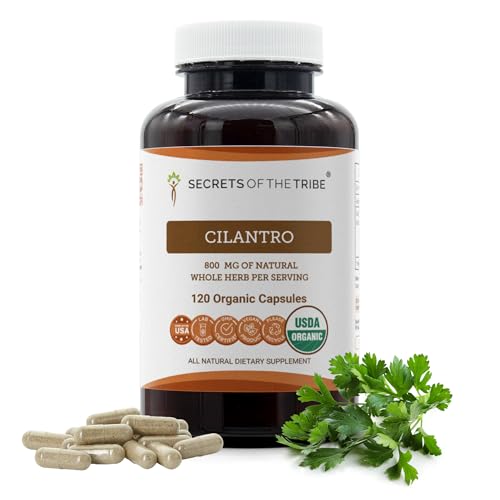 organic cilantro capsules for wellness