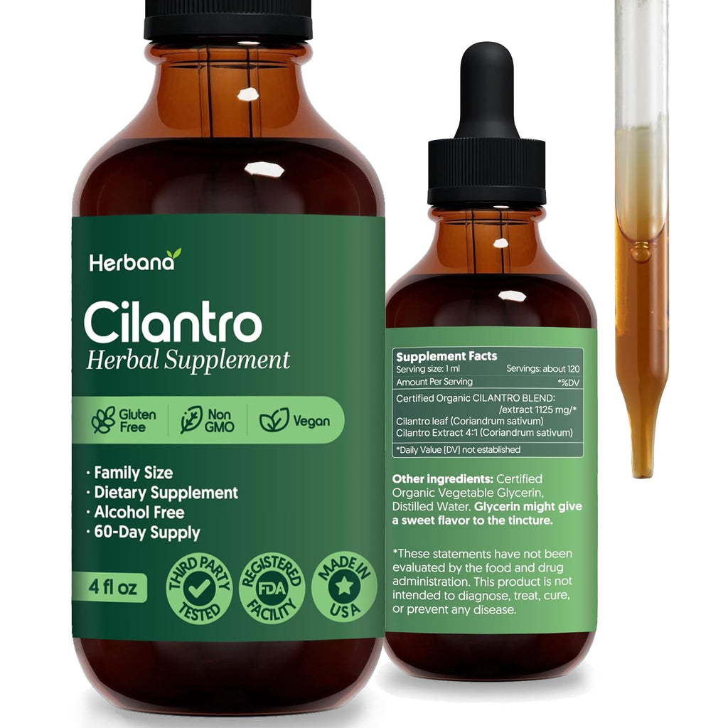 organic cilantro leaf liquid extract