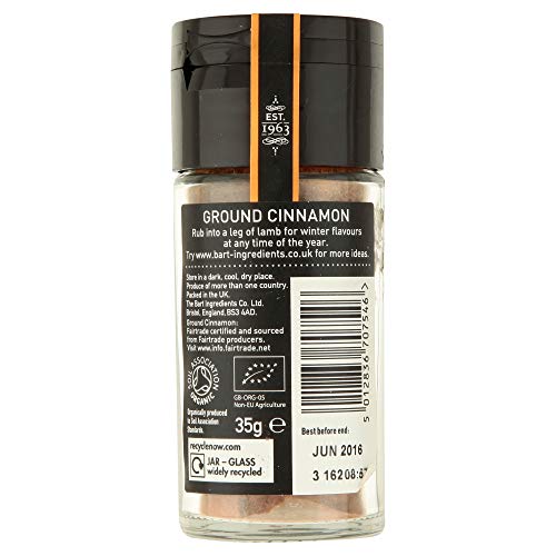 Organic cinnamon for homemade cinnamon buns