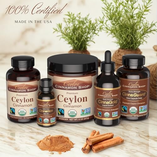 Organic cinnamon for overall wellness