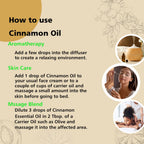 organic cinnamon oil for skin care
