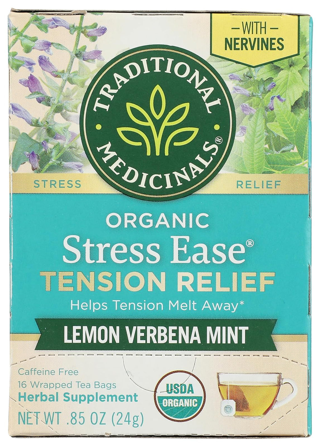 organic cinnamon stress ease tea
