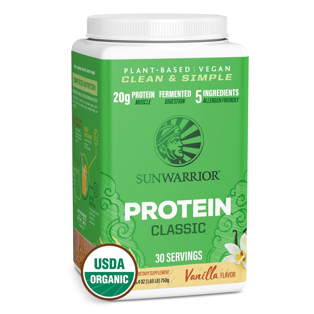 organic classic vanilla protein powder