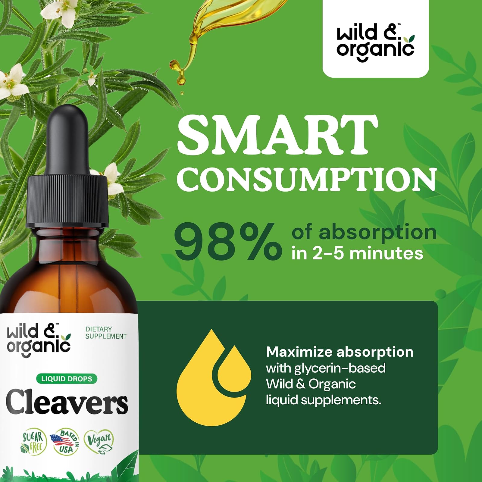 organic cleavers drops for detox