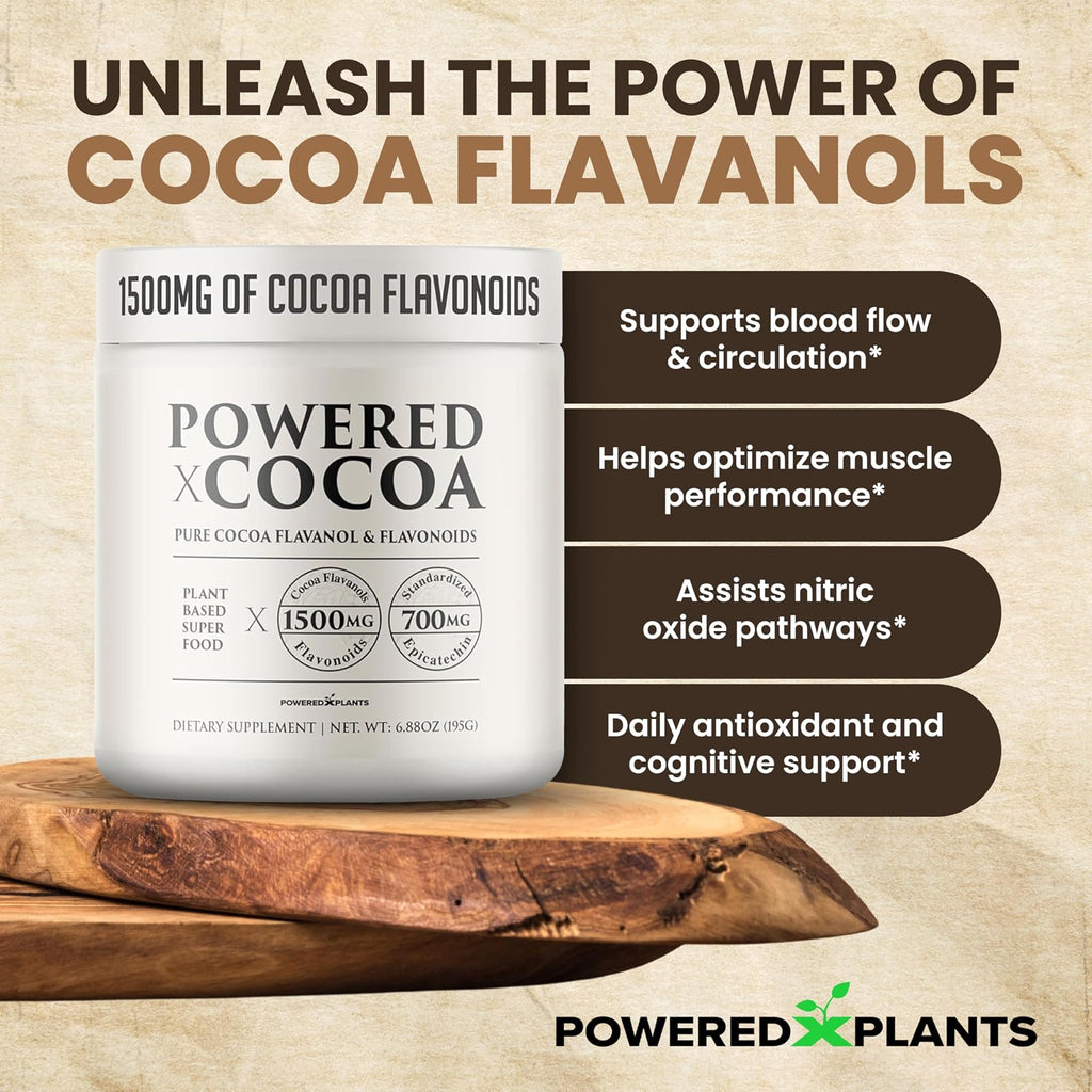 organic cocoa powder rich in antioxidants