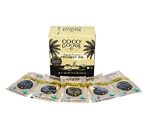 Organic coconut oil travel pack