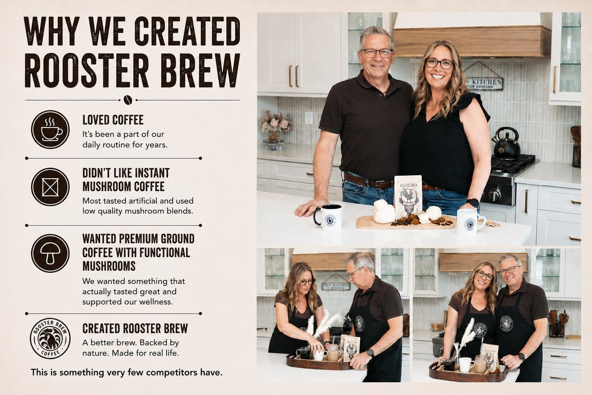Organic coffee for enhanced focus