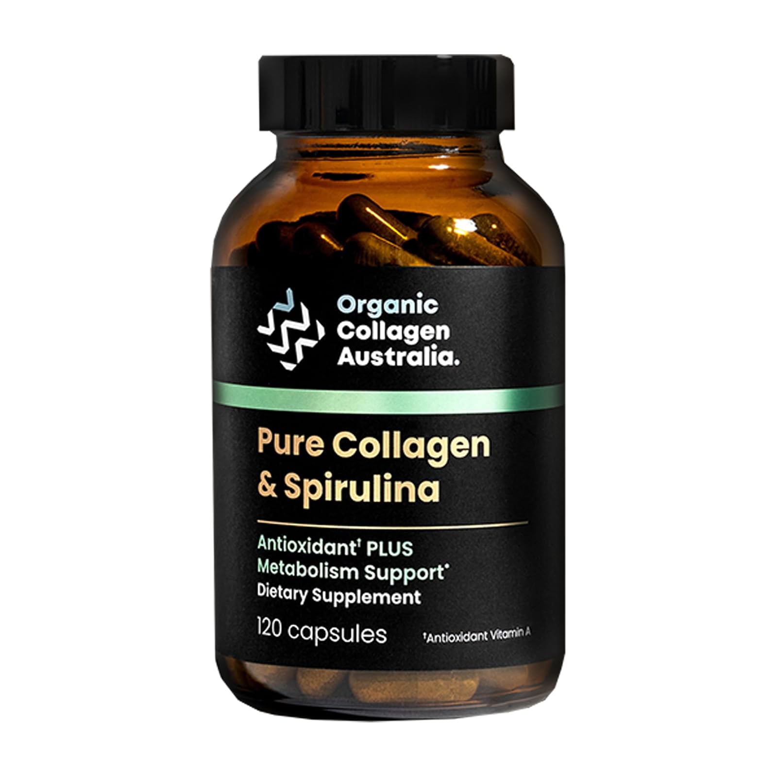 Organic collagen capsules for skin