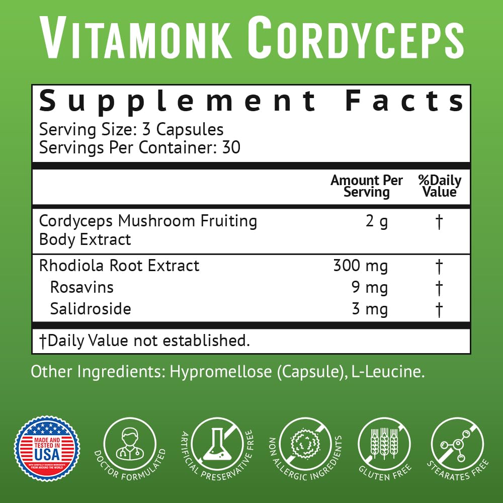 Organic Cordyceps for overall wellness