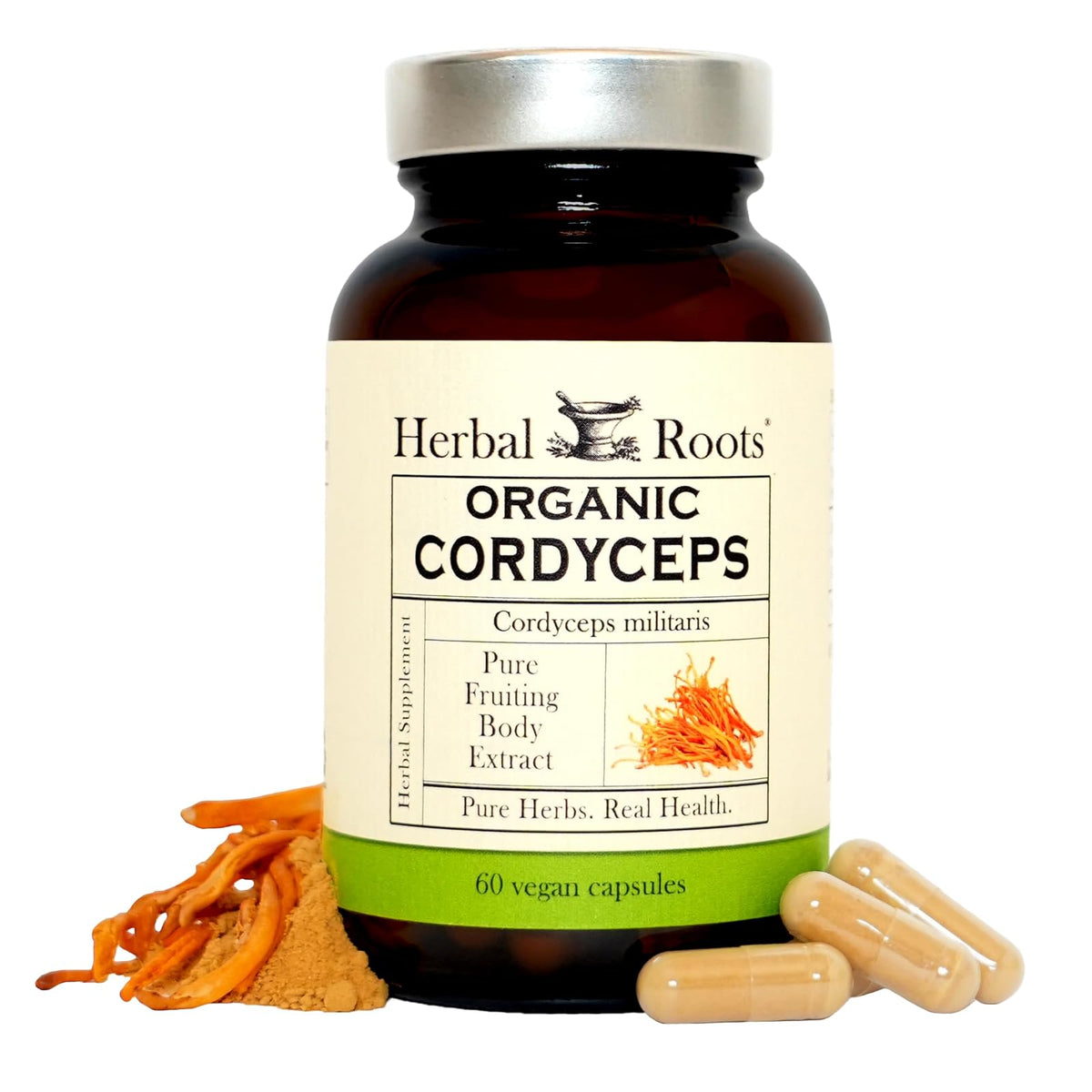 organic cordyceps mushroom capsules
