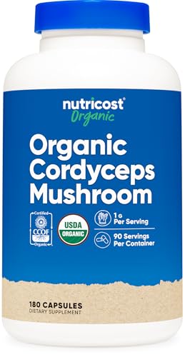 Organic cordyceps mushrooms for energy