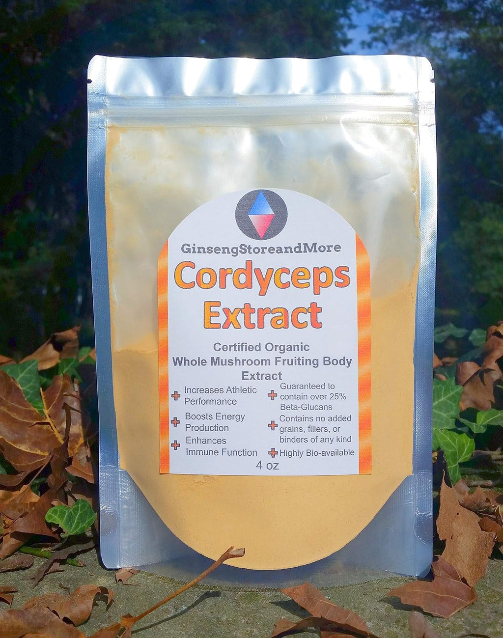 Organic cordyceps supplement for wellness