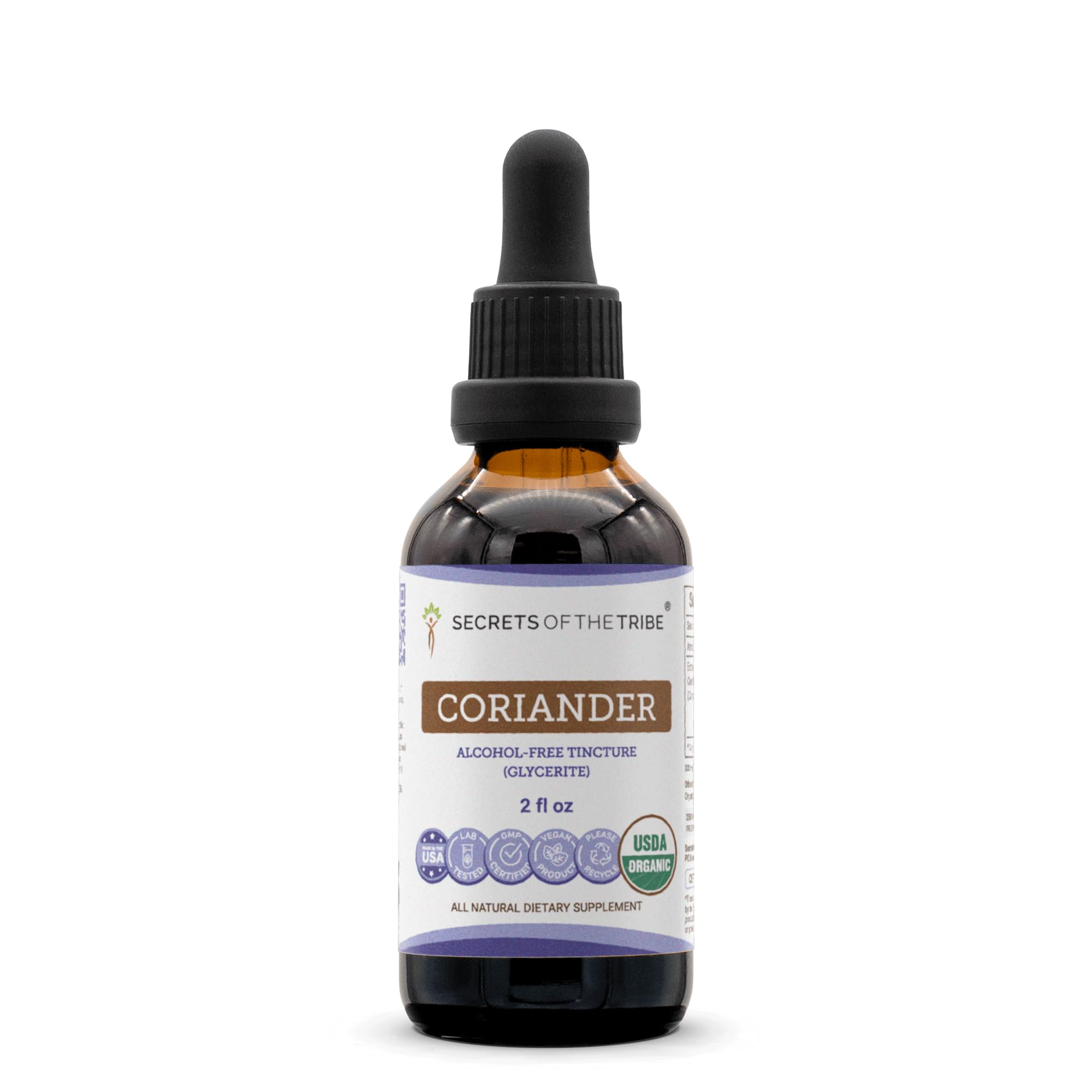 organic coriander extract herbal drops
