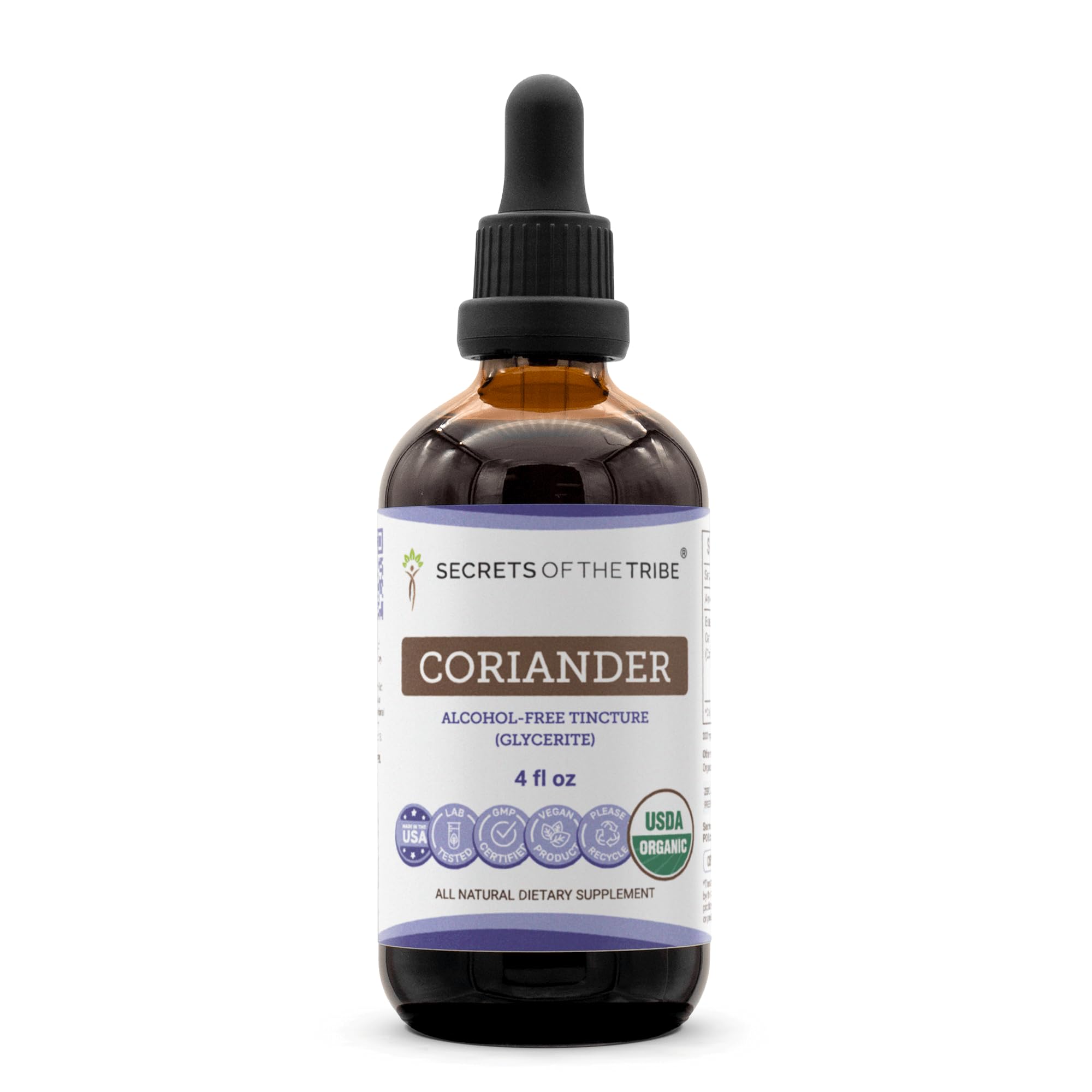 organic coriander extract herbal drops