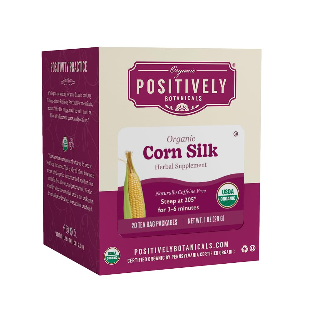organic corn silk herbal tea bags