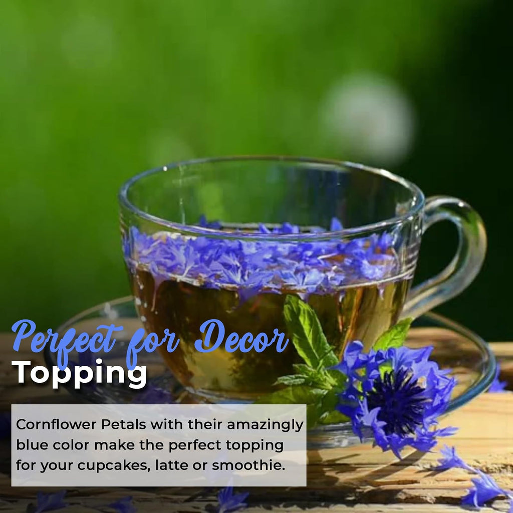 organic cornflower petals for infusion